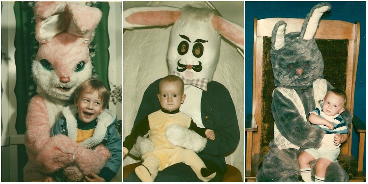 These Creepy and Disturbing Vintage Easter Bunny Photos That Will Make ...