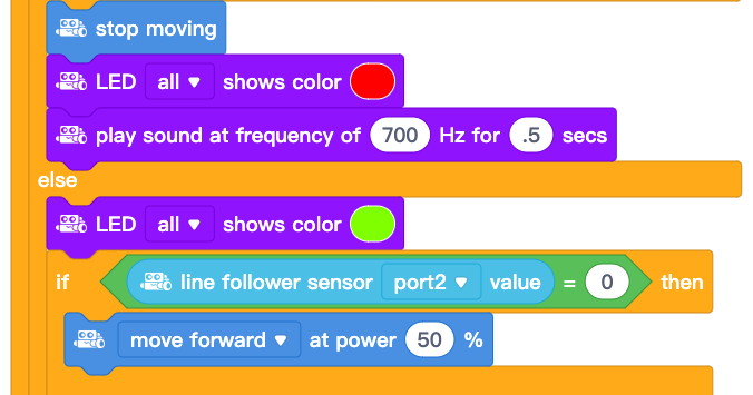 Stuff and Nonsense...: Autonomous Car - mBlock Coding Explanation