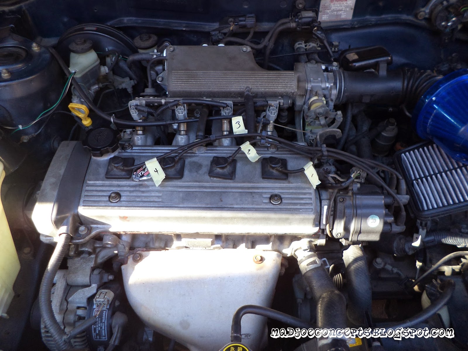 MADJOE CONCEPTS : 4afe tappet/rocker cover respray
