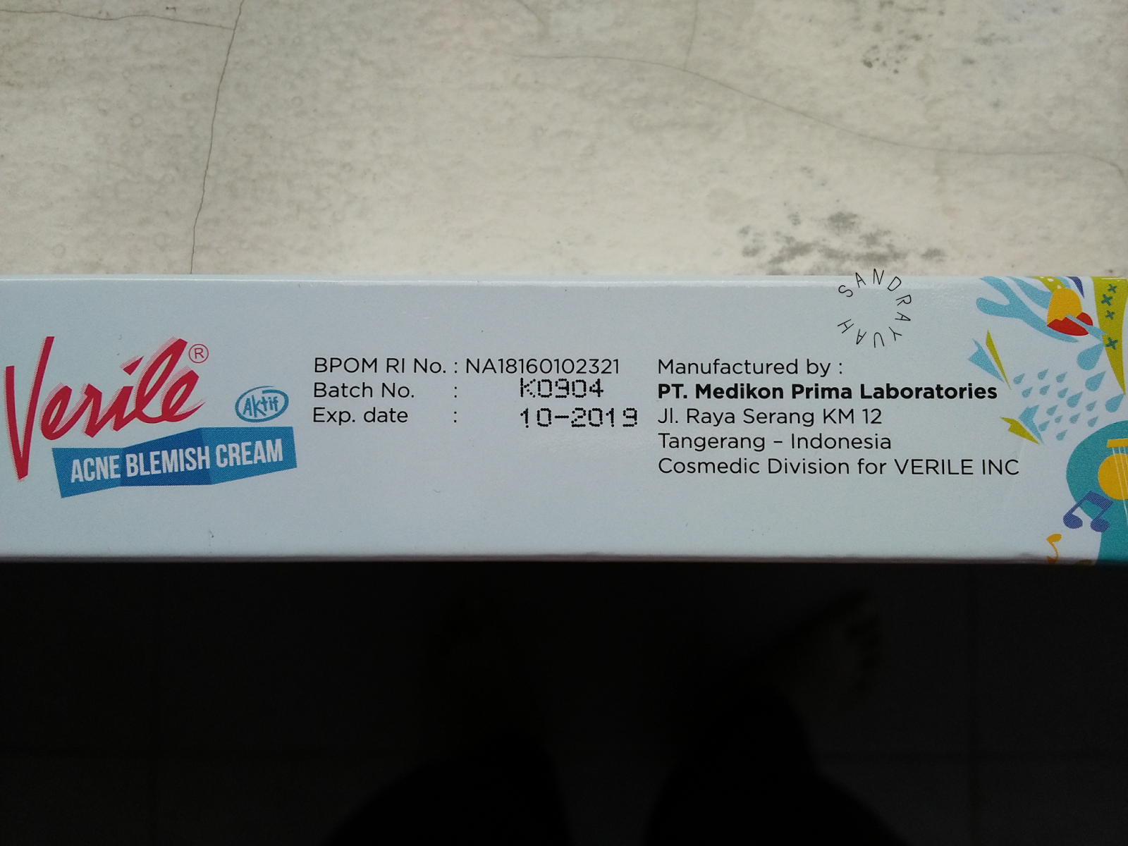 Daily Hunter: Verile Acne Blemish Cream | Review step 1