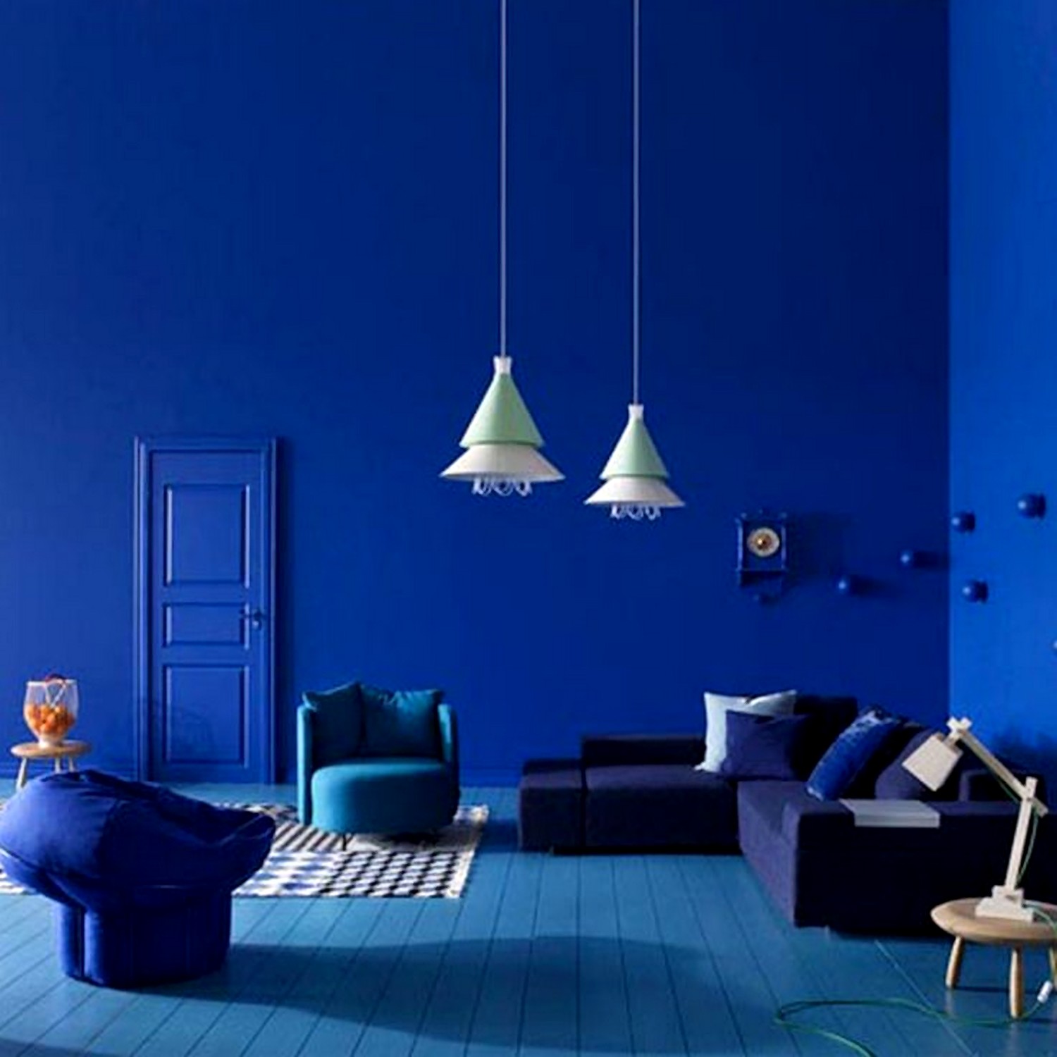 LE BLEU MAJORELLE EN DECORATION____________COMME UNE EVOCATION D ...