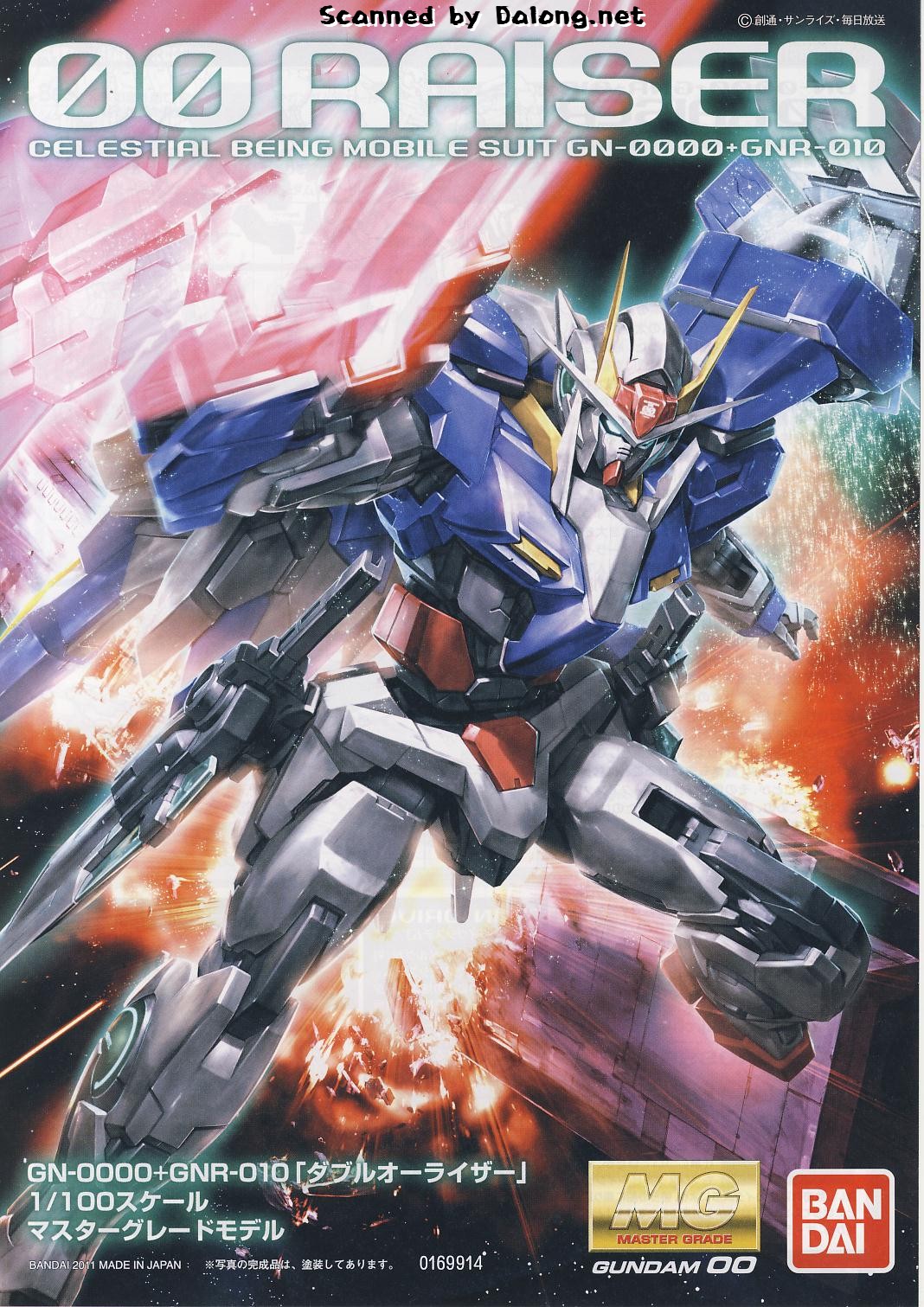 Tumacher - Gunpla Inochi: MG 00 Raiser (OO Raiser) Runners and Manual ...