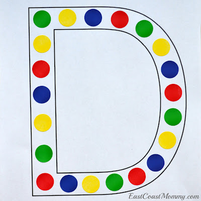 East Coast Mommy: Alphabet Crafts - Letter D