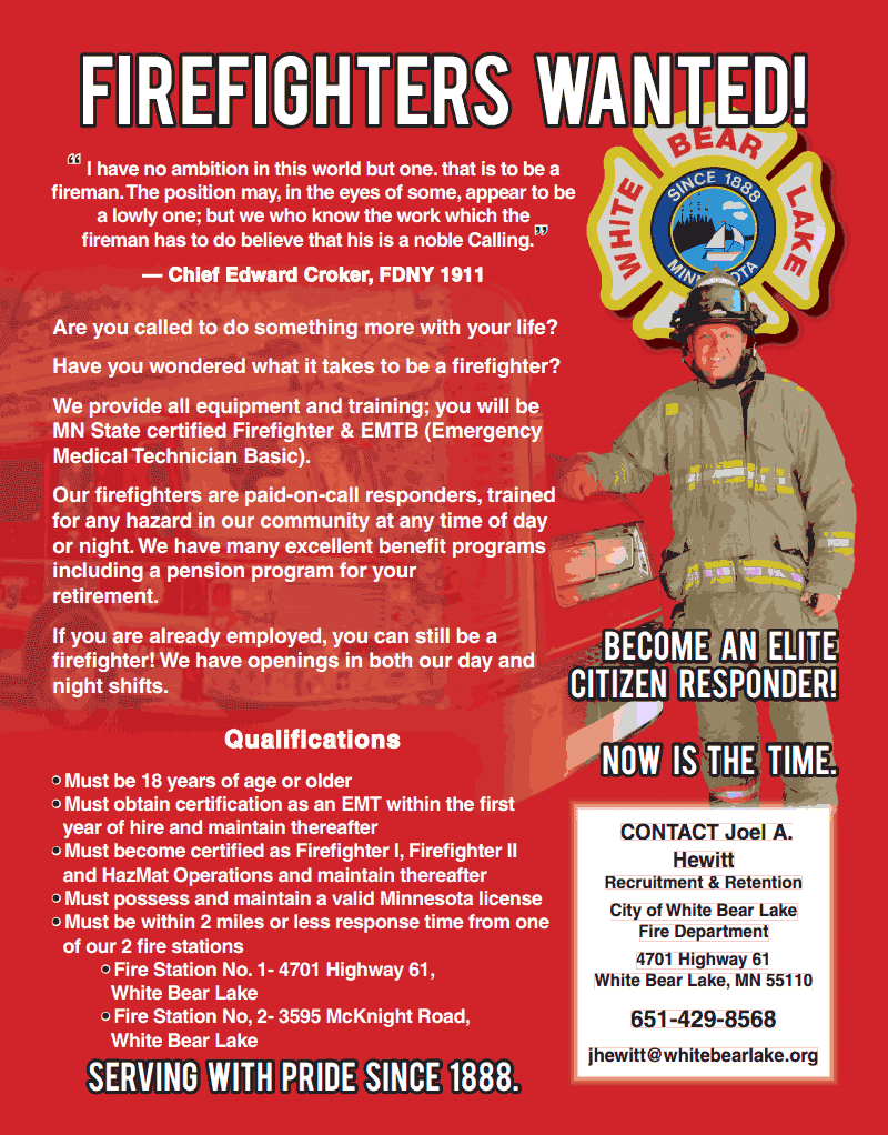 WBL Fire Department Recruitment & Retention