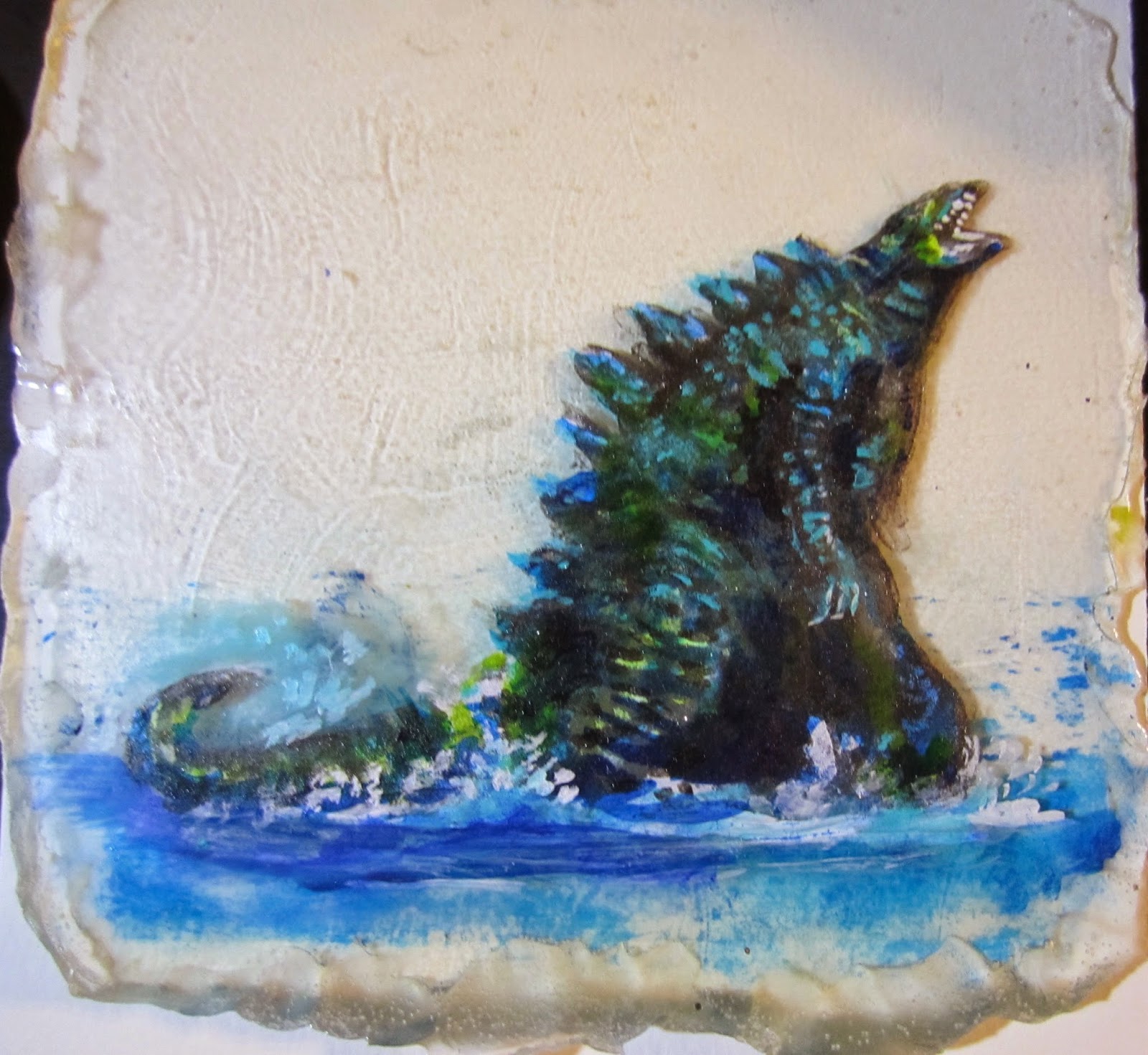 Amazing Casting Products: #Godzilla 3D... The King of Monster Paintings ...