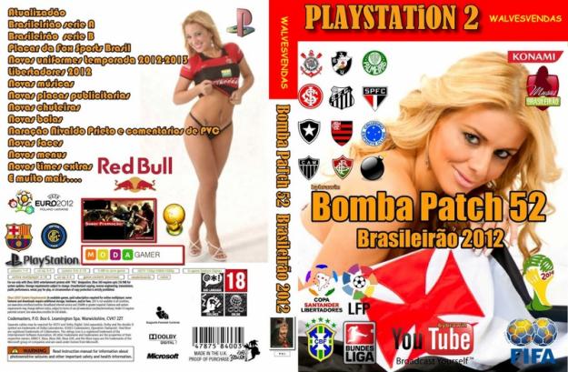 Só CAPAS: BOMBA PATCH 2012 e 2013 ps2