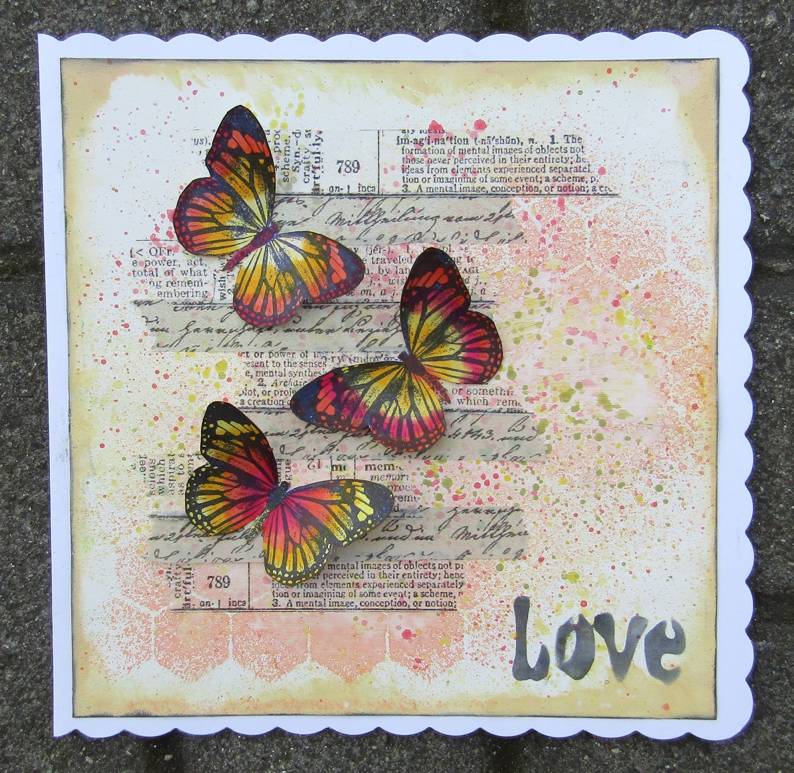 The Artistic Stamper Creative Team Blog: Love Butterfly card by Gemma