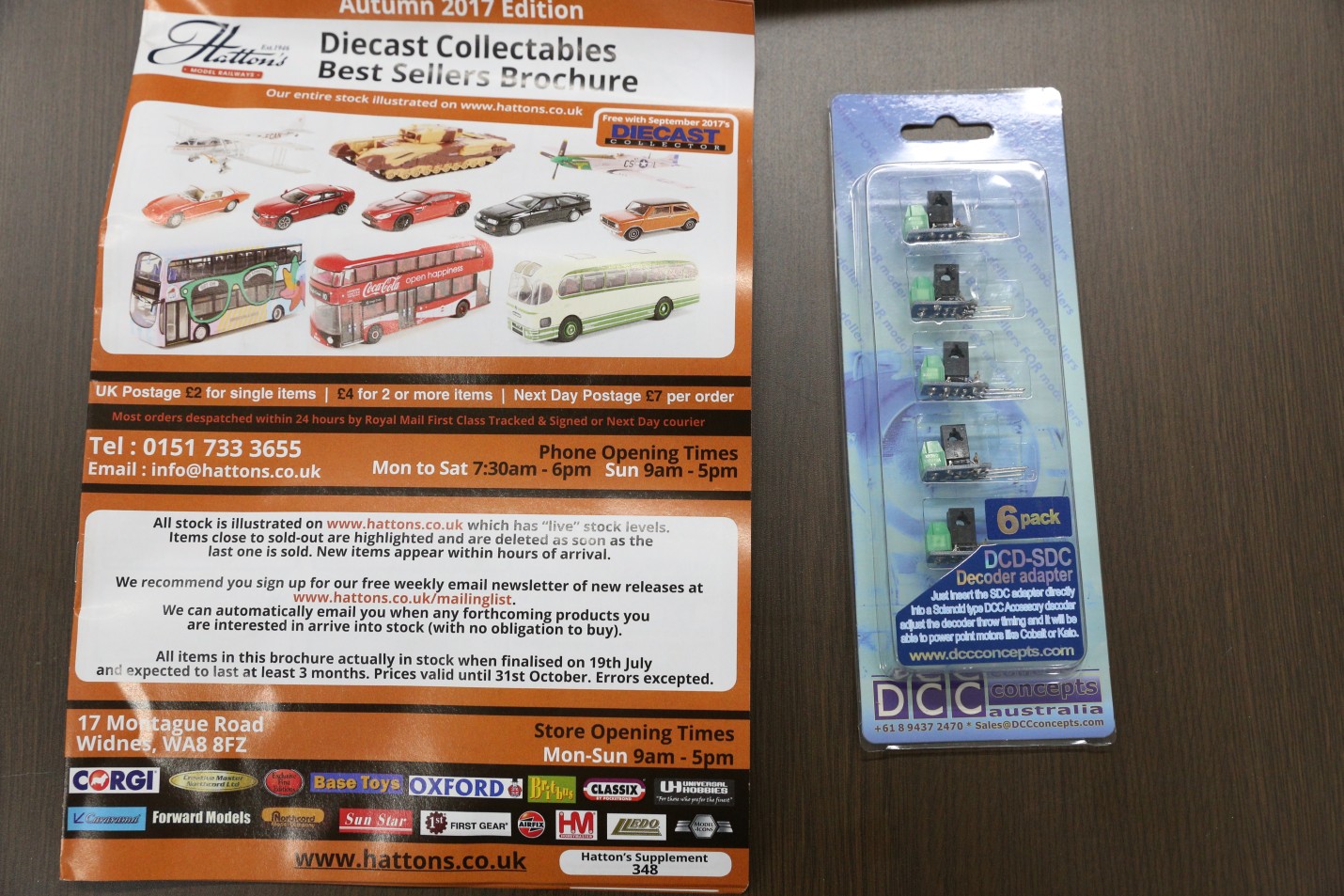 これを同じDCC Conceptsのソレノイドデコーダへつける。