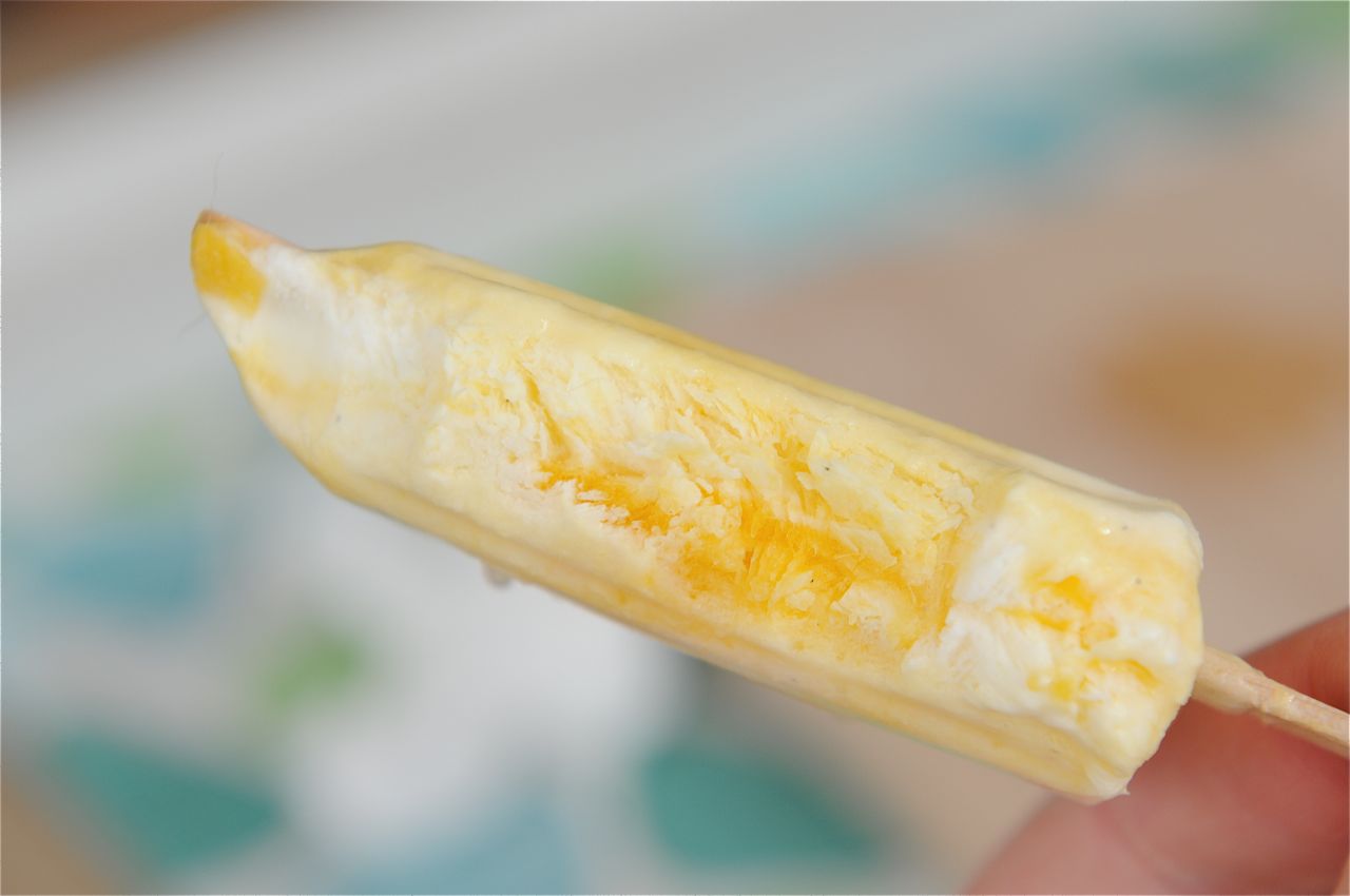 Meike´s cookbooks: Mango-Swirl-Popsicle