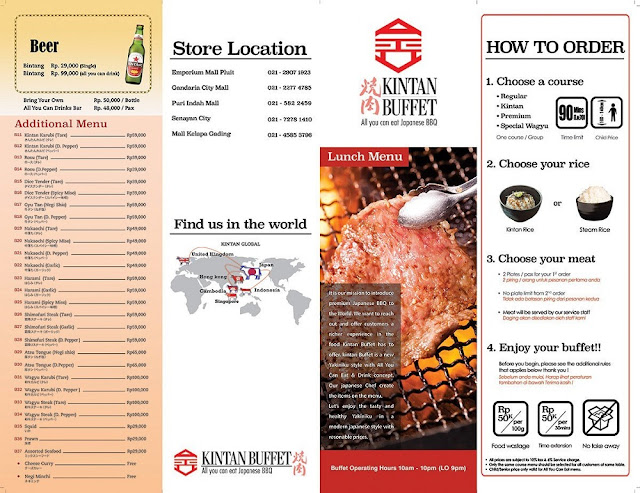 Daftar Harga Menu Kintan Buffet Terbaru (All You Can Eat) | Informasi ...