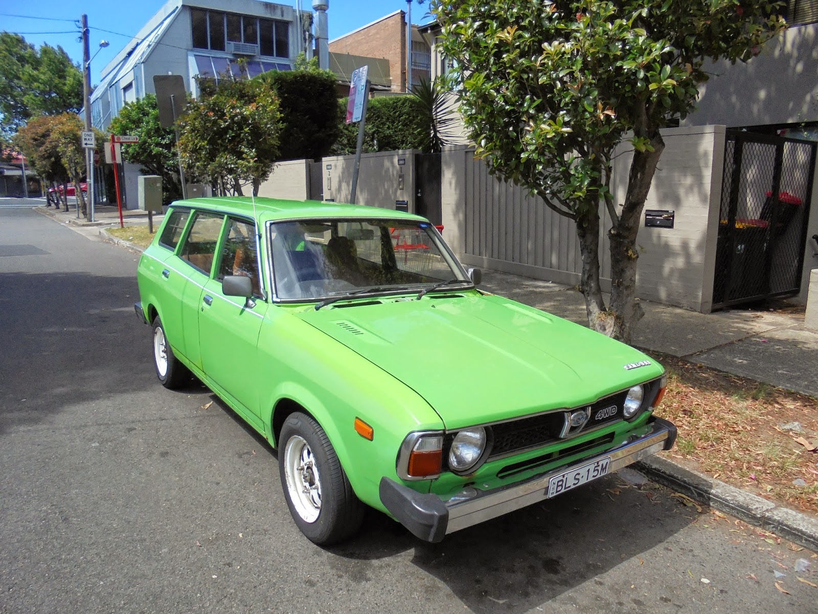 Aussie Old Parked Cars: 1979 Subaru 1600 4WD Wagon