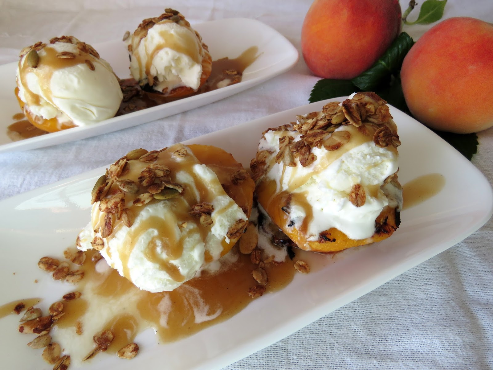 Mennonite Girls Can Cook: Grilled Peach Sundaes