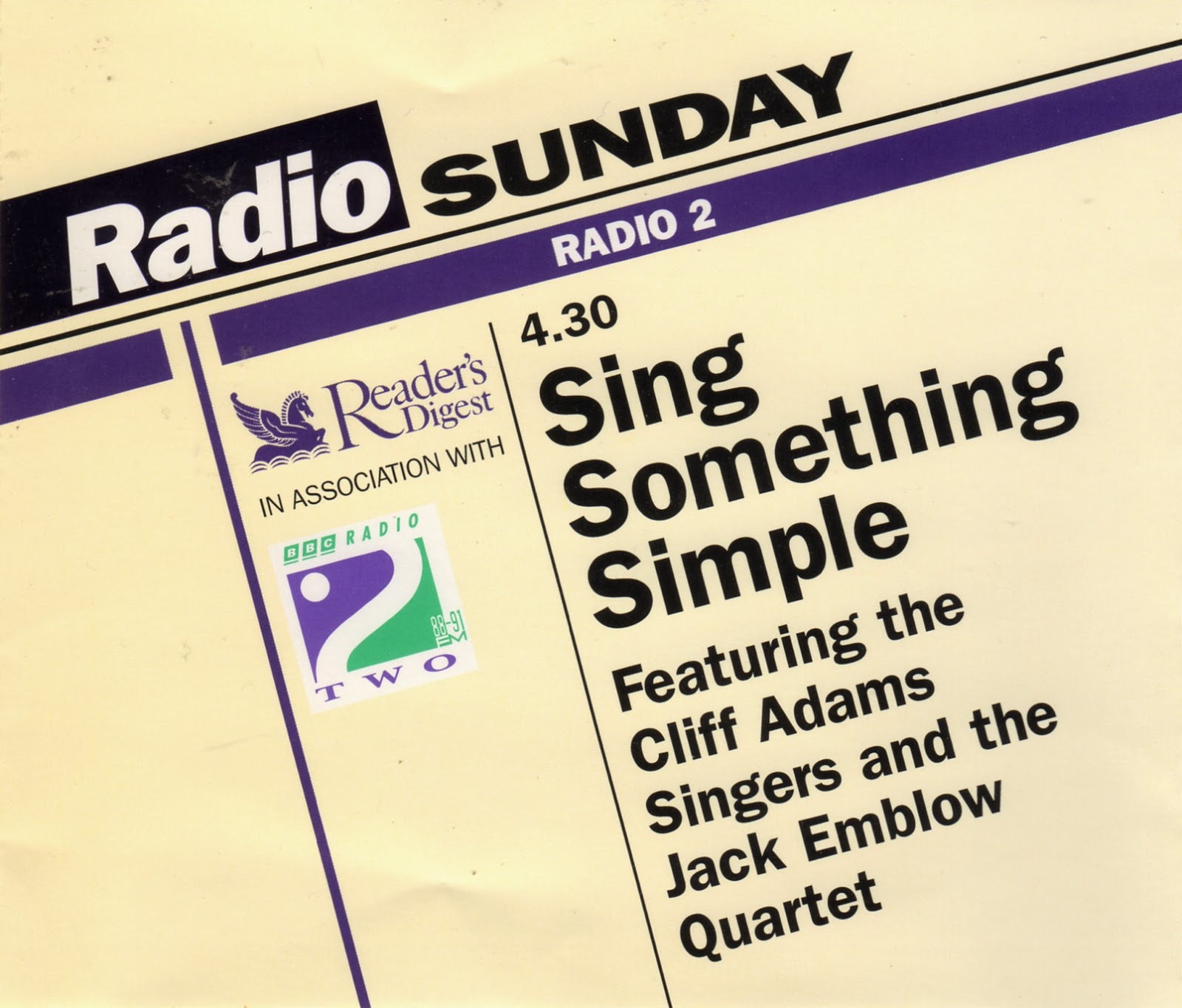 Reader's Digest Albums: Sing Something Simple