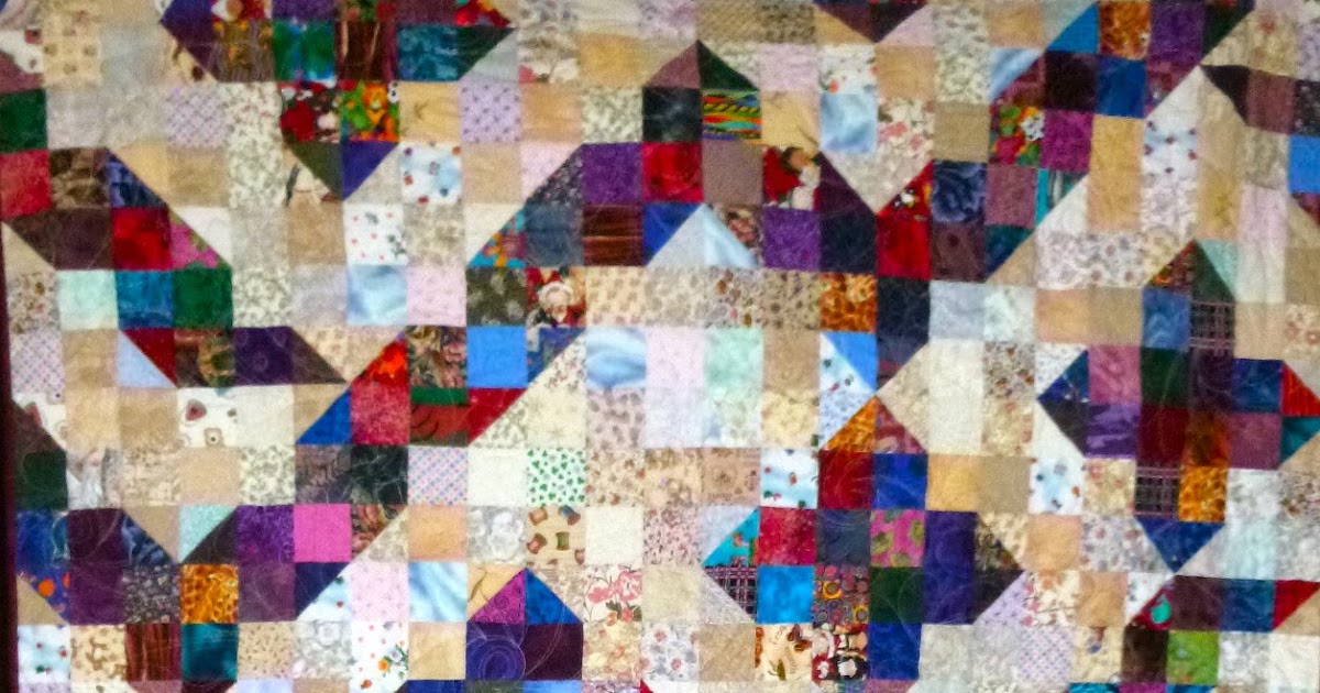 Linda's Quiltmania: Split Nine Patch Quilt
