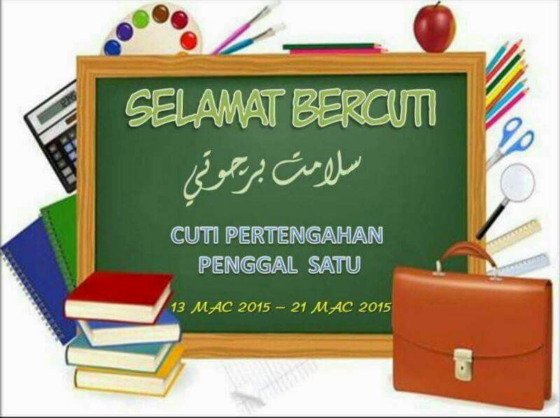 SEKOLAH KEBANGSAAN BENGKONGAN: SELAMAT BERCUTI