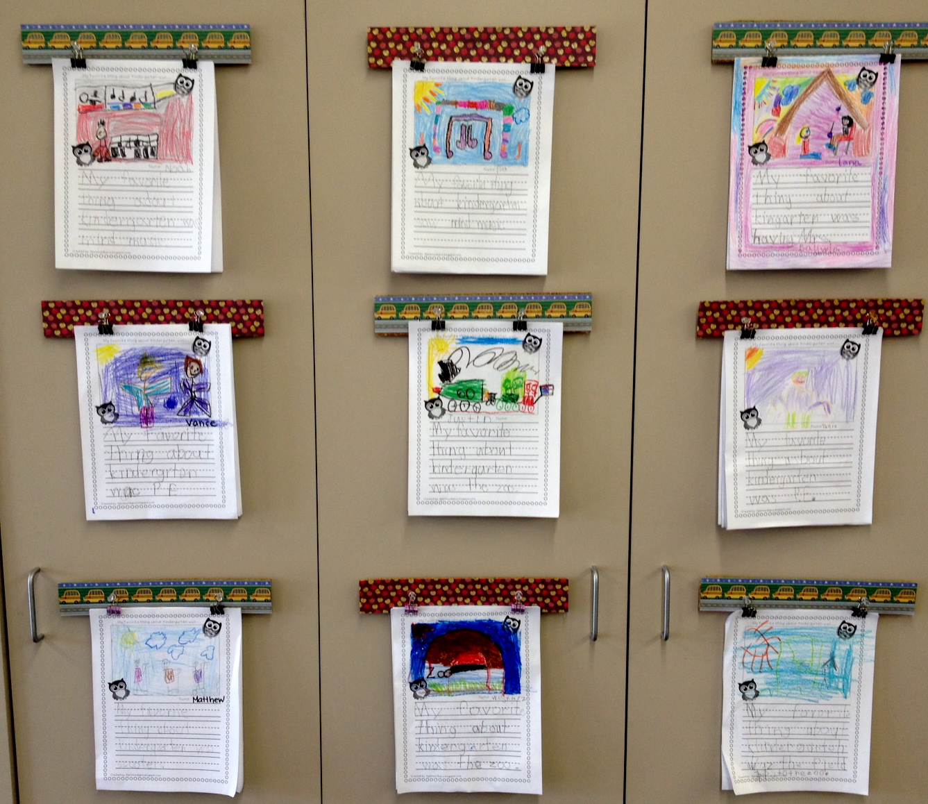 Corkboard Displays to hang on cabinets!!!! | Displaying student work ...