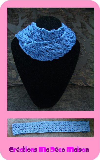 Col bleu | Créations Ma Déco Maison