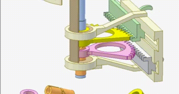 Shifting gear mechanism || Idea mechanism || Download free 3D cad ...