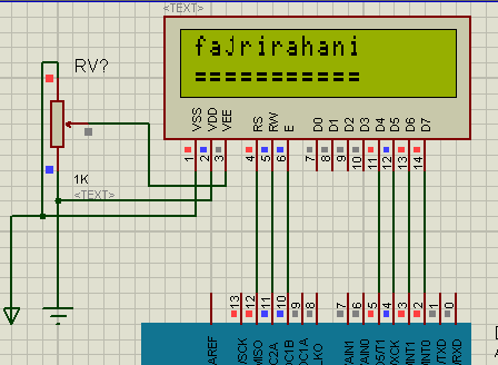 FajriRahani: Pemrograman LCD Pada Arduino