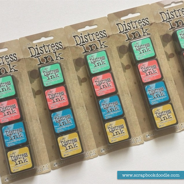 Scrapbook Doodle Blog: Tim Holtz Mini Distress Ink Pad Kit #13 ...