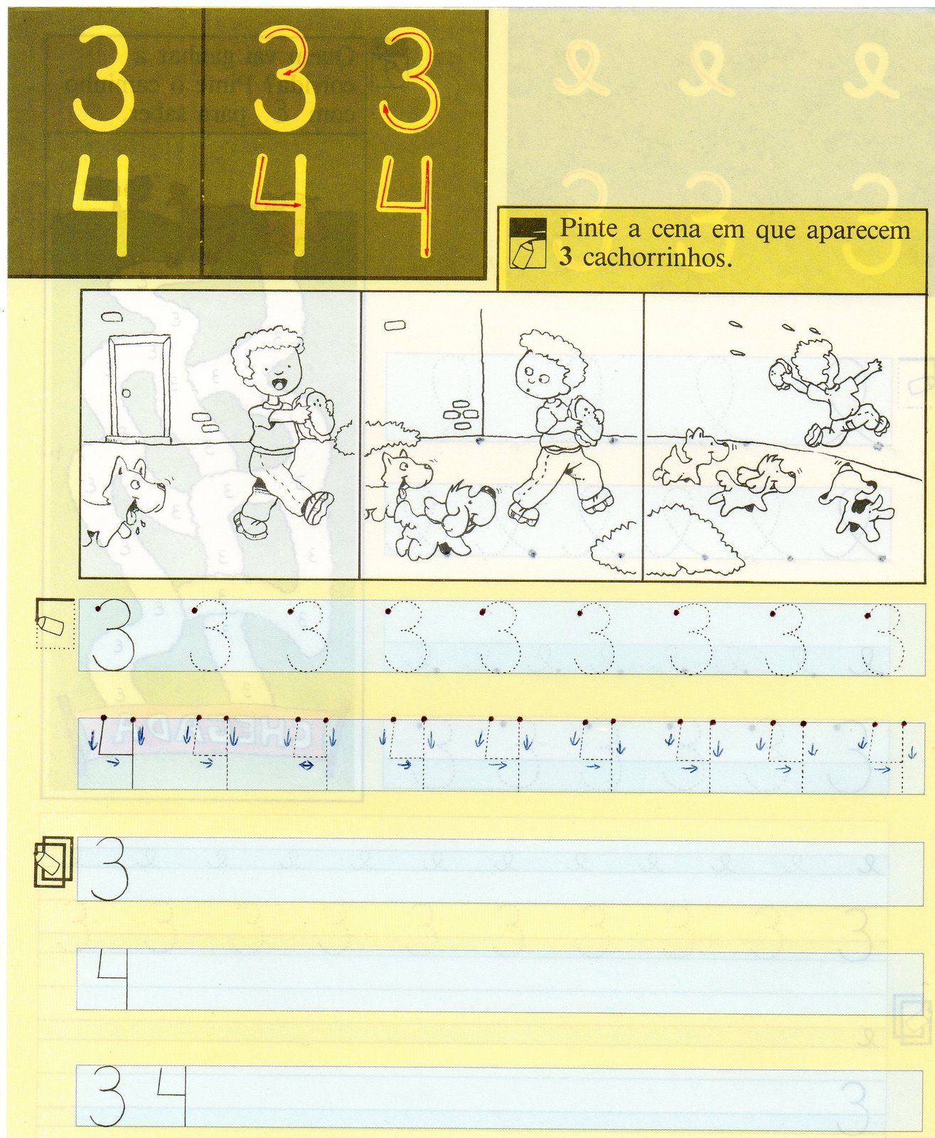 Caderno De Caligrafia Numeros - FDPLEARN