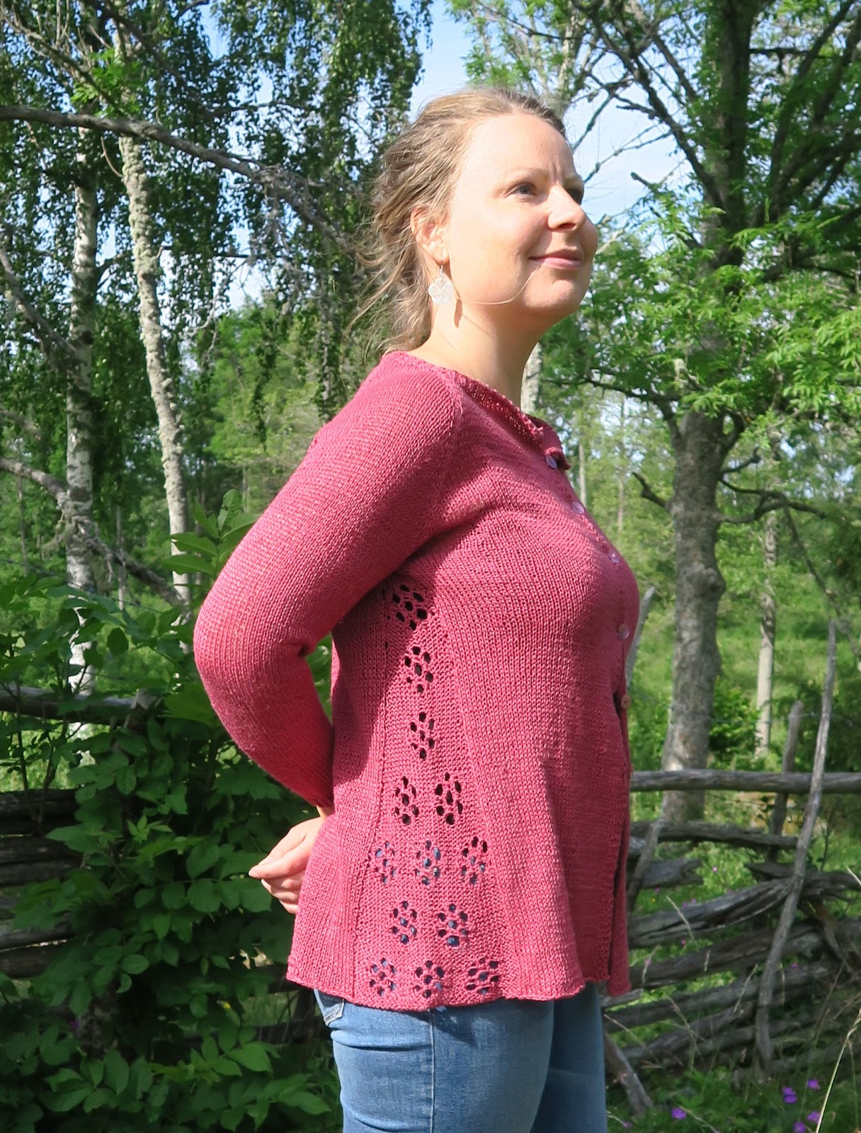 YlloTyll Garnblogg: Ulrika med blommor