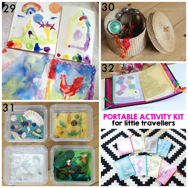30+ DIY Portable Travel Kits for Entertaining Kids on the go!