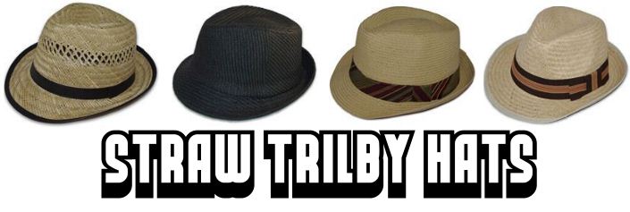 Headstart Hats: Here comes the Summer. Straw Trilby Hat time
