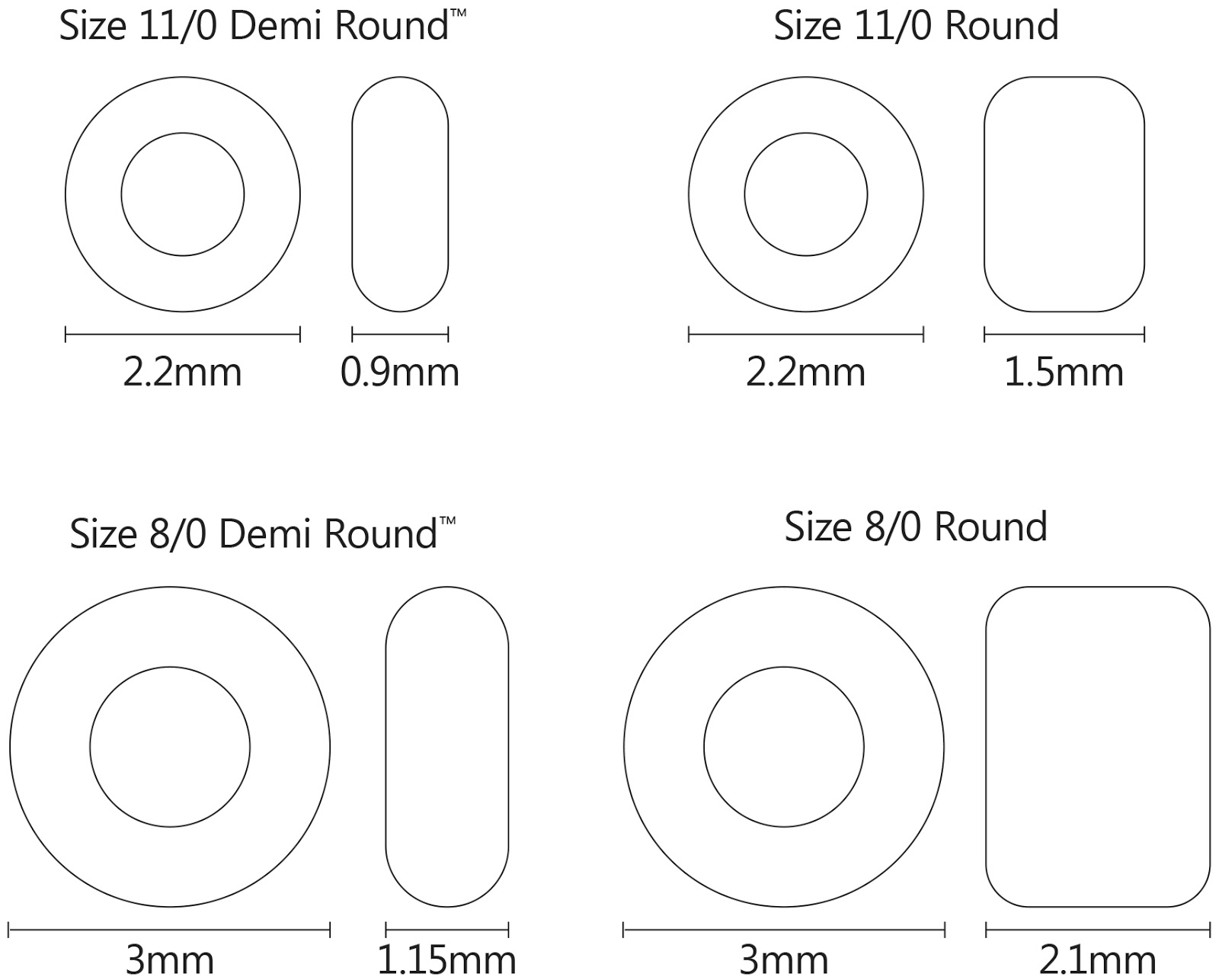 Pre-Order the Demi Round™ from TOHO BEADS ~ Starman Bead Blog – News of ...