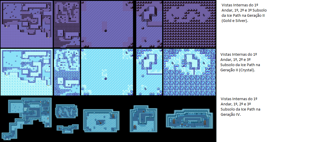 Turismo em Johto: Rota 44, Ice Path, Blackthorn City, Rota 45, Rota 46 ...