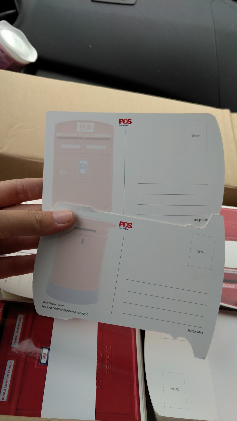Poskad Shaped Postbox oleh Pos Malaysia | Reflection of my OWN LIFE