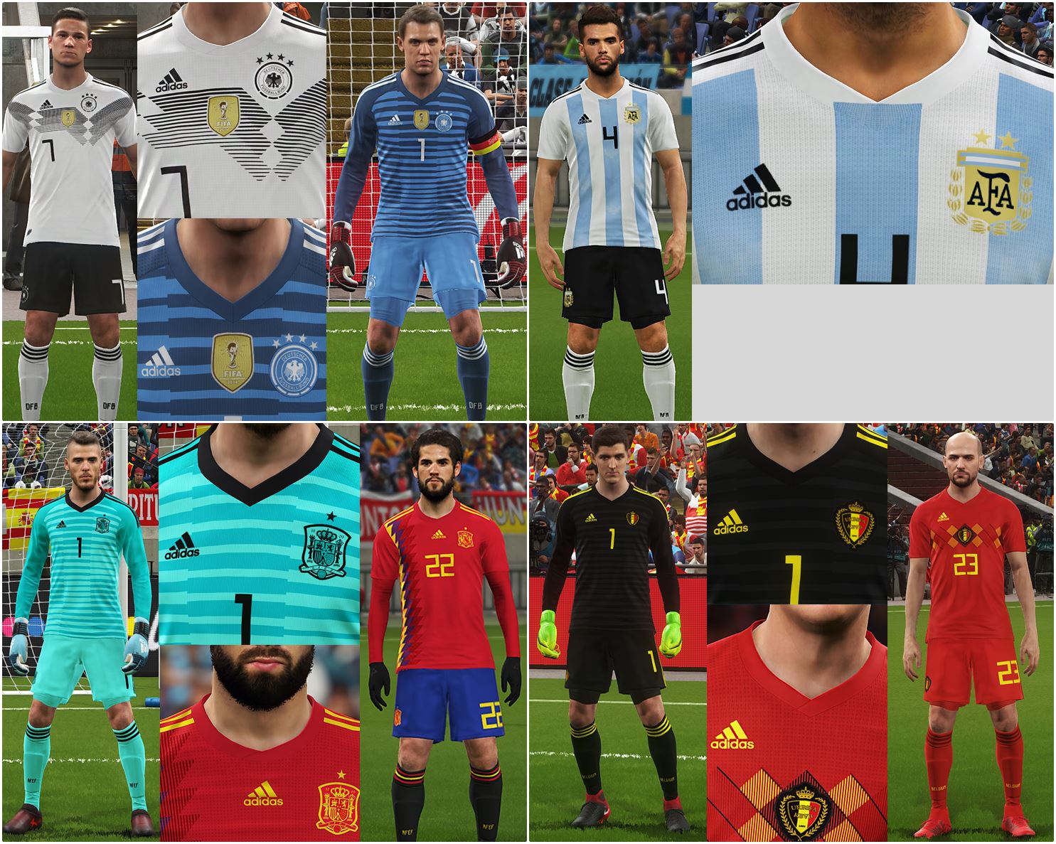 PES 2018 Kit Pack Vol. 2 by Hawke - Pes-Moder