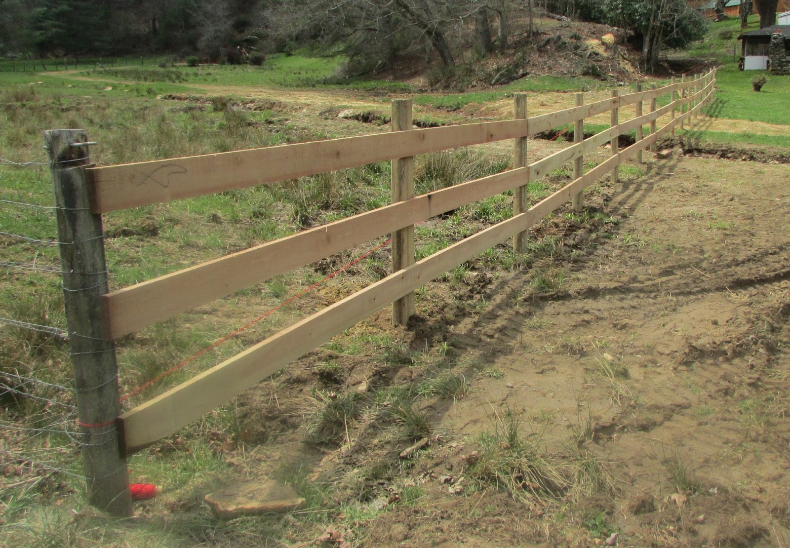 A Couple of Farmers At Maple Lawn Farm: Barn, Fence and Grounds ...