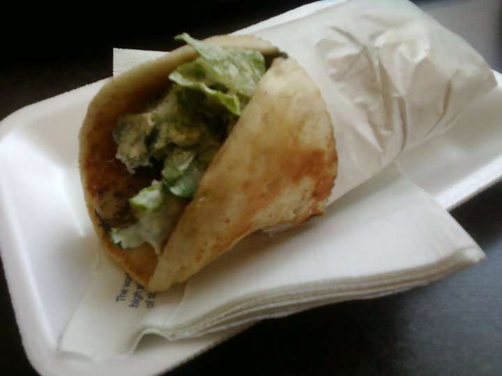 Adorable Fluff: Opa! Souvlaki Of Greece. Chicken Cesar Pita Wrap Review.