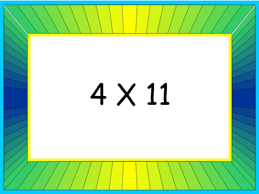 Student Survive 2 Thrive: Math Flash Cards: Multiply by 11 (11 is the ...