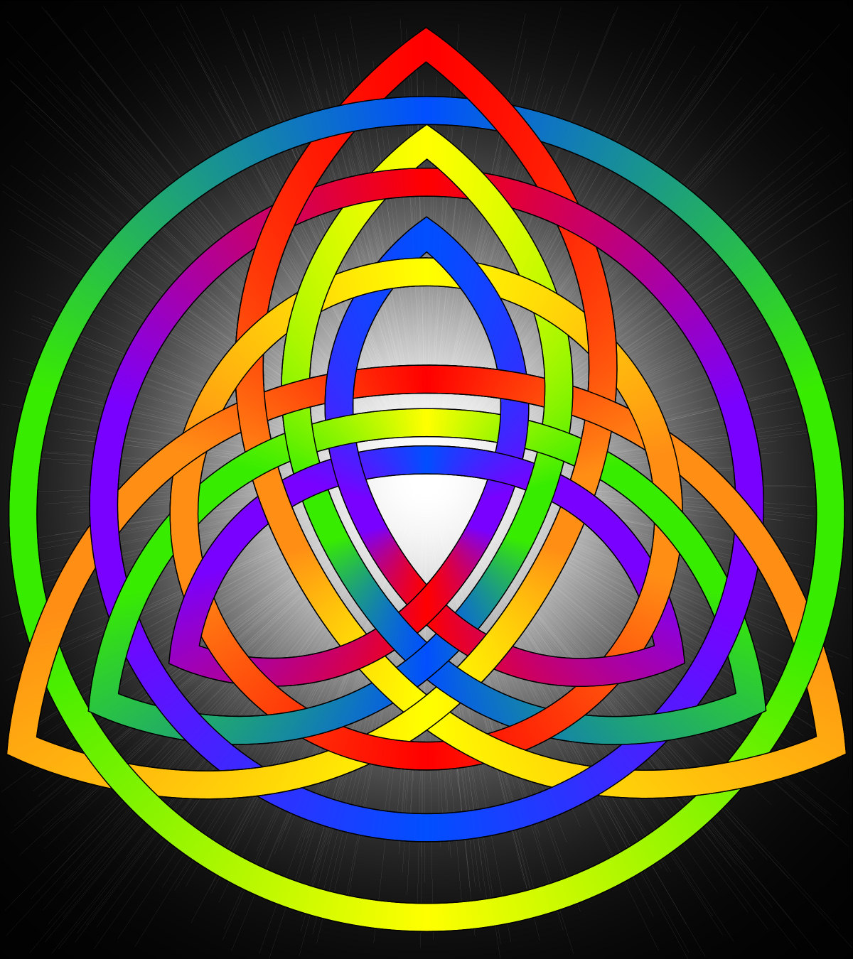 trinity knot triple | Color... Patterns & Designs | Pinterest