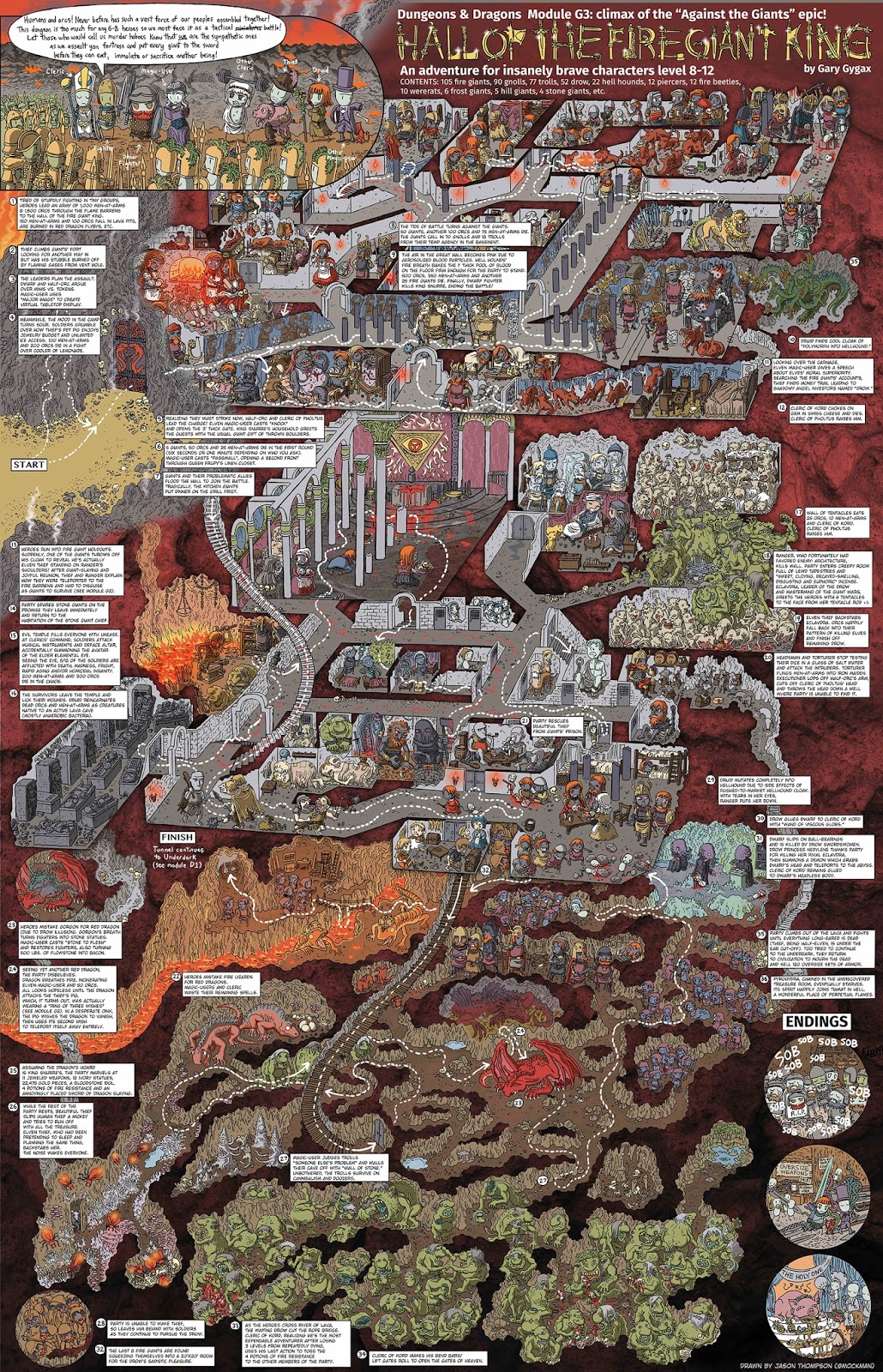 Tenkar's Tavern: Pre-Order - Against the Giants Walkthrough Maps - In ...