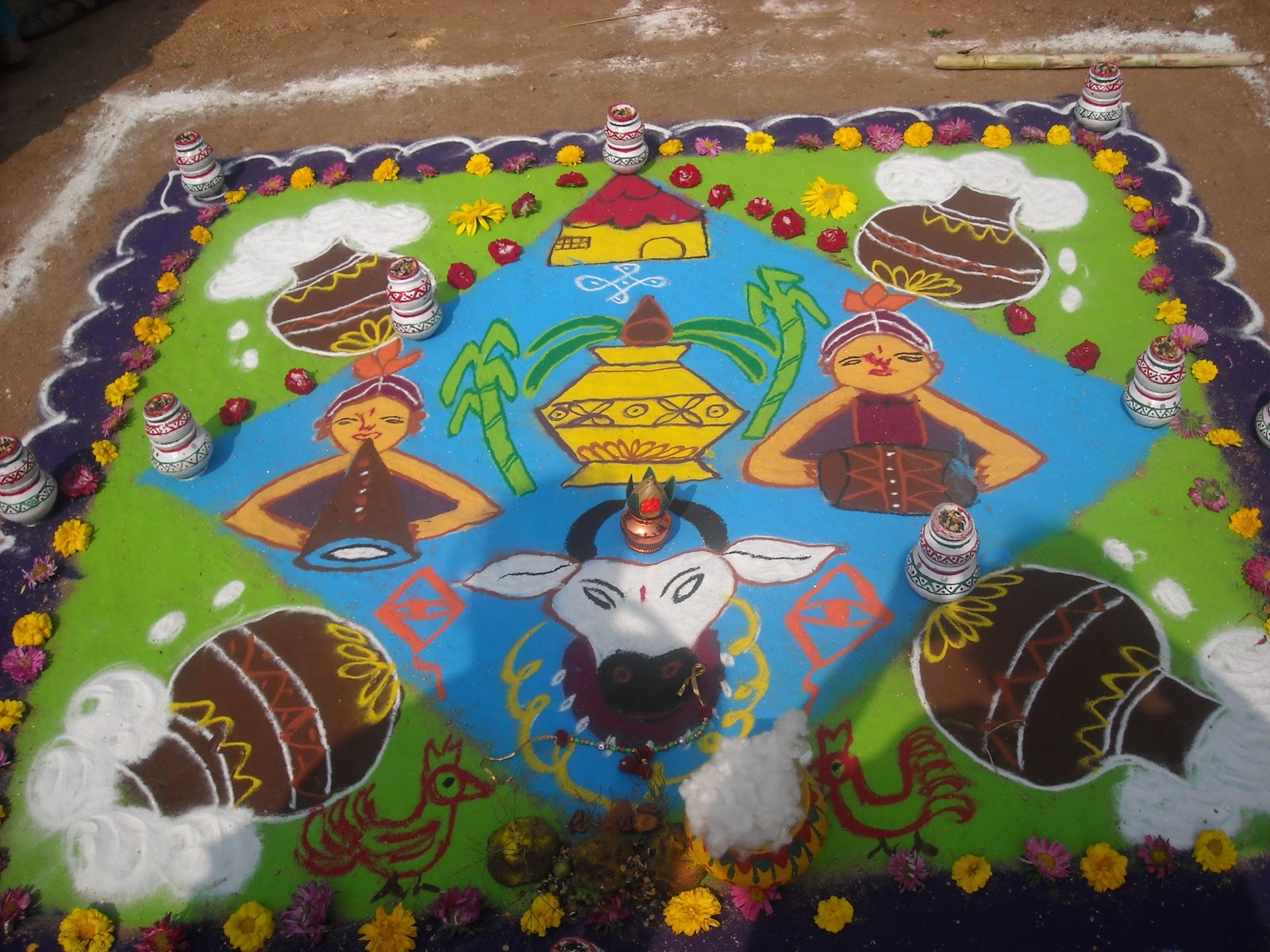 Latest 2013 Sankranthi Muggulu Designs | Srilatha Muggulu