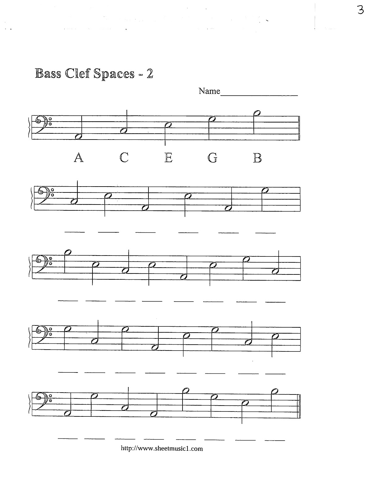 Miss Jacobson's Music: THEORY #7: BASS CLEF NOTE READING