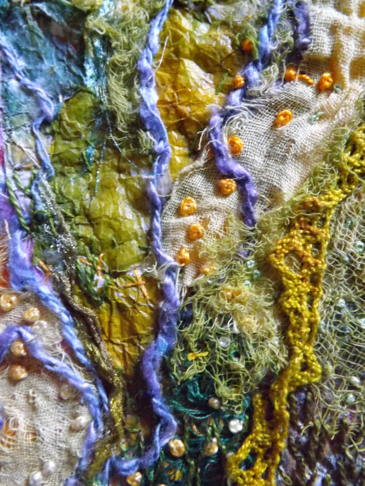 Pat Kelly - Textile Artist: Lichen textiles