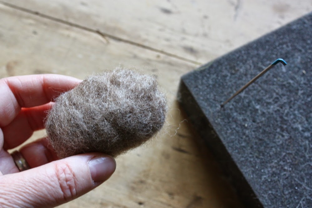 lil fish studios: how to make a solid wool felted stone