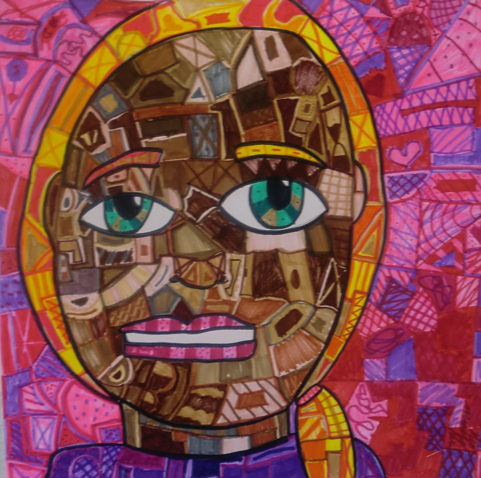 GRichArt: Chuck Close Self-Portraits