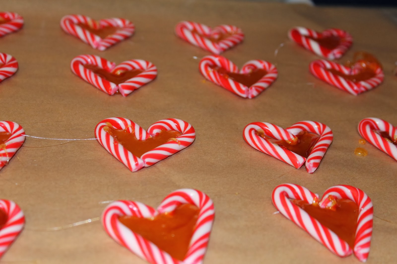 The simplicity of white: Candy cane Love heart Sweets
