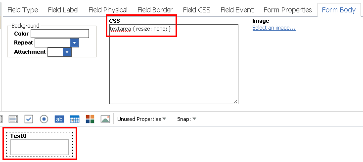 Disable Text Area Resizing in Aras Innovator Disable Text Area Resizing in Aras Innovator