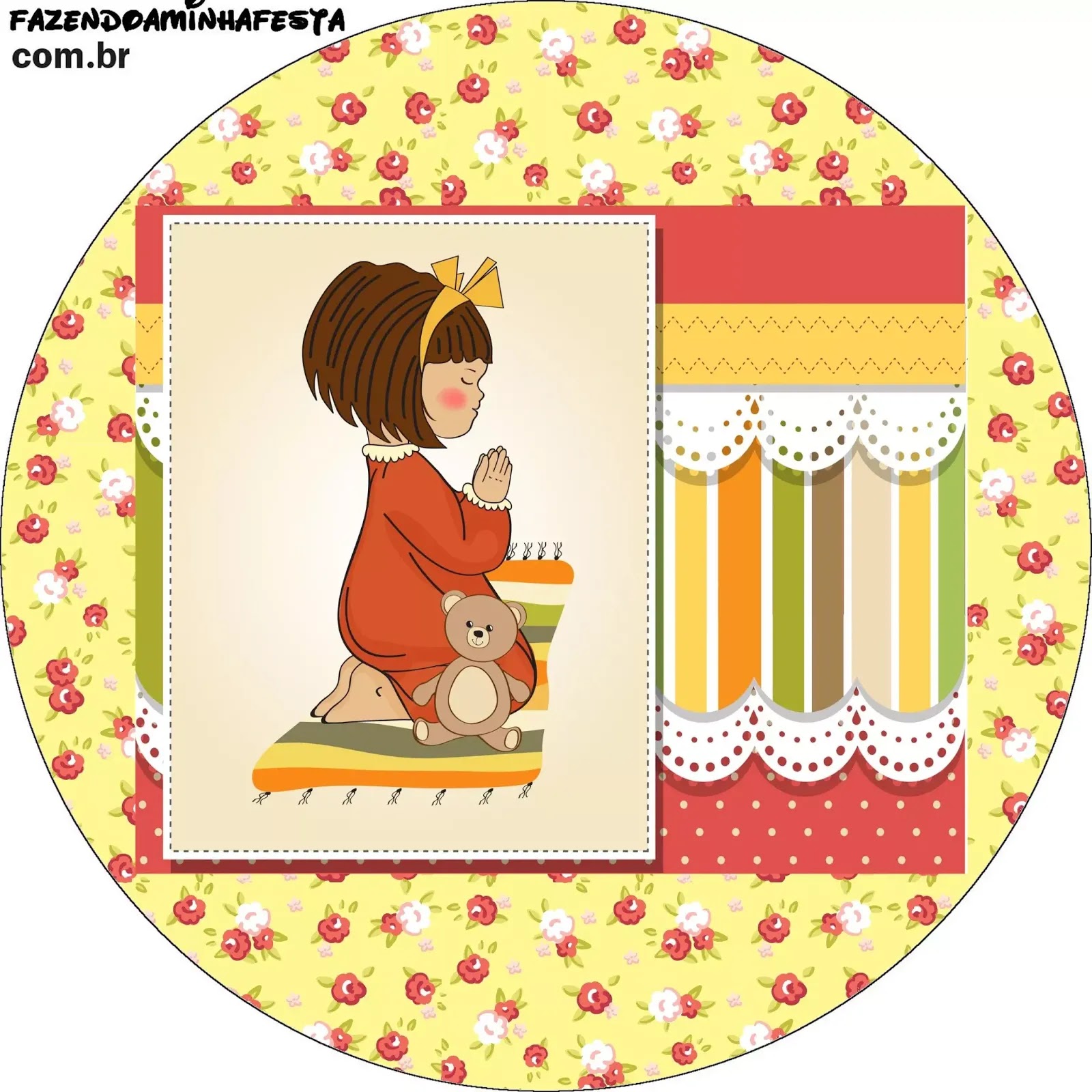 Baby Girl Baptism: Free Printable Cupcakes Wrappers and Toppers. - Oh ...