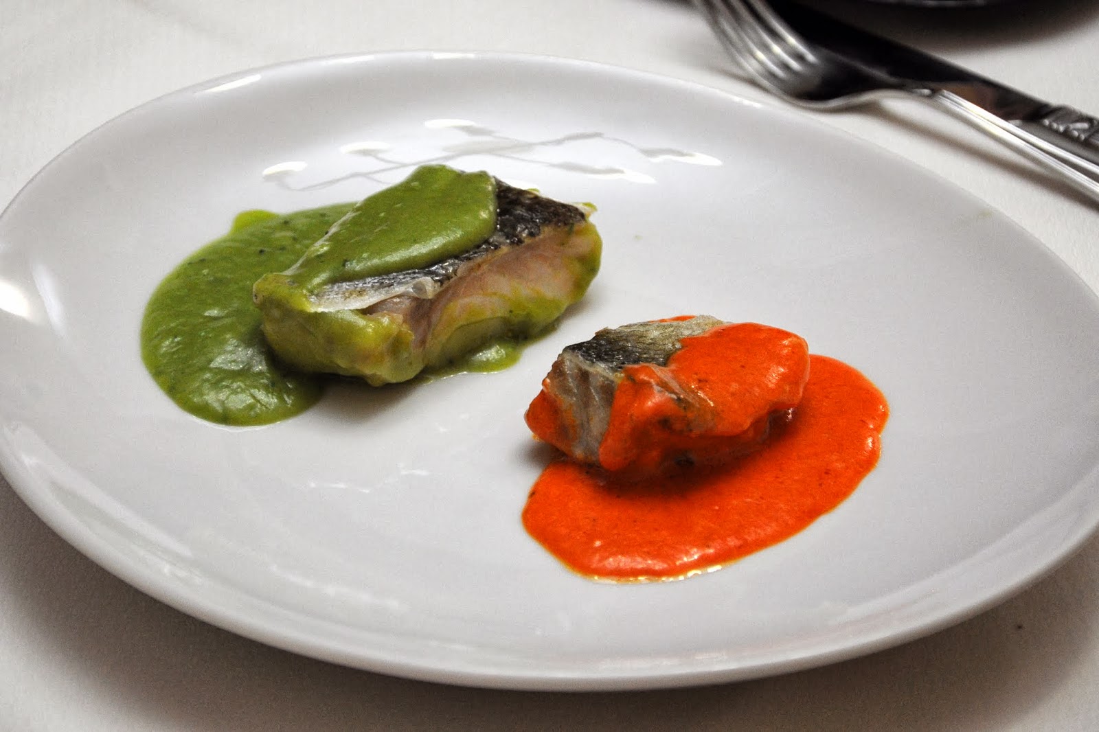 foieyotrascosas2: Bacalao al pil-pil en dos colores