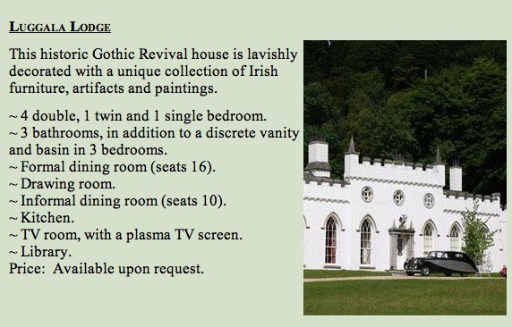 The Relished Roost: The Allure of Luggala!