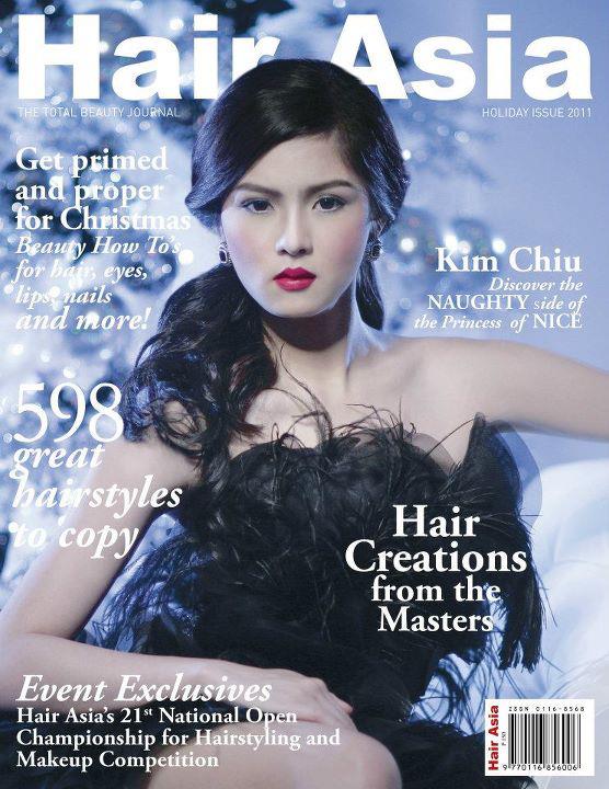 Turtz on the Go: Kim Chiu Covers Hair Asia Magazine Holiday Issue 2011