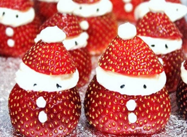 Hip Baby Blog: Strawberry Santas!