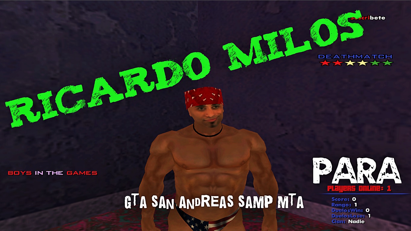 Boys in the Games: RICARDO MILOS para GTA SAN ANDREAS/SAMP/MTA
